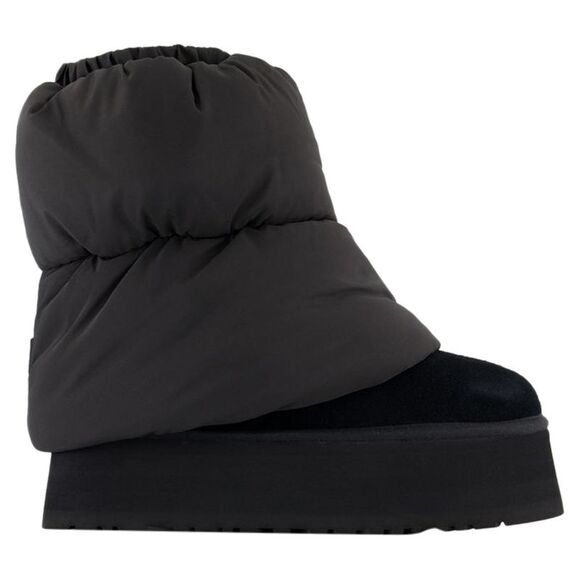 UGG | Shoes | W Classic Mini Dipper Puffer Ankle Boots Ugg Leather ...